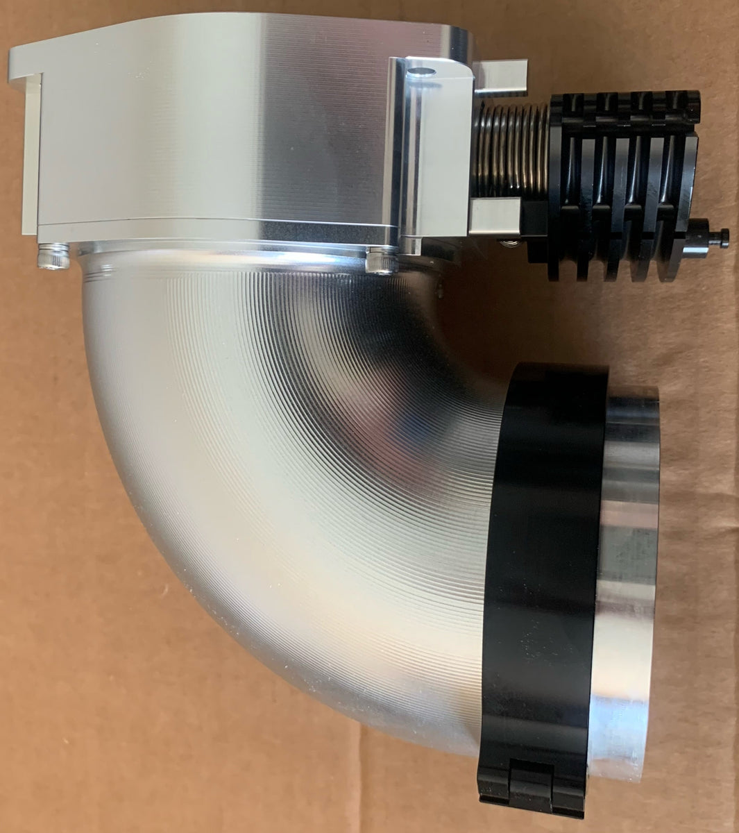 LS 4 Bolt 102MM Billet Throttle Body W 90 degree 4" Elbow – High ...