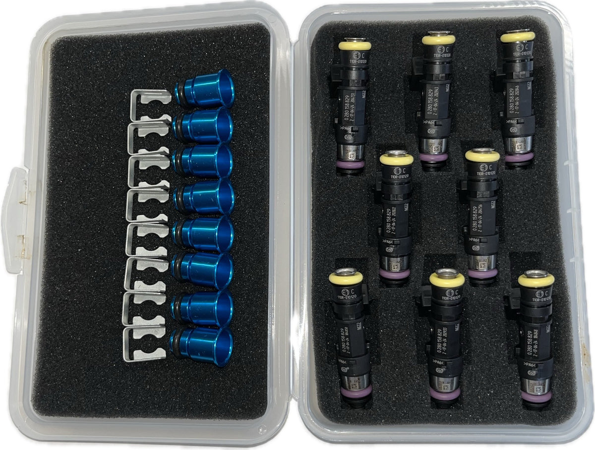 Fuel Injectors: Set of 8 LS1 / LS6 / LT1 / EV1 Style High Impedance HP ...