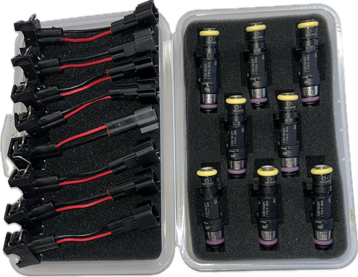 Fuel Injectors: Set of 8 LS2 High Impedance HPI Injectors – High ...