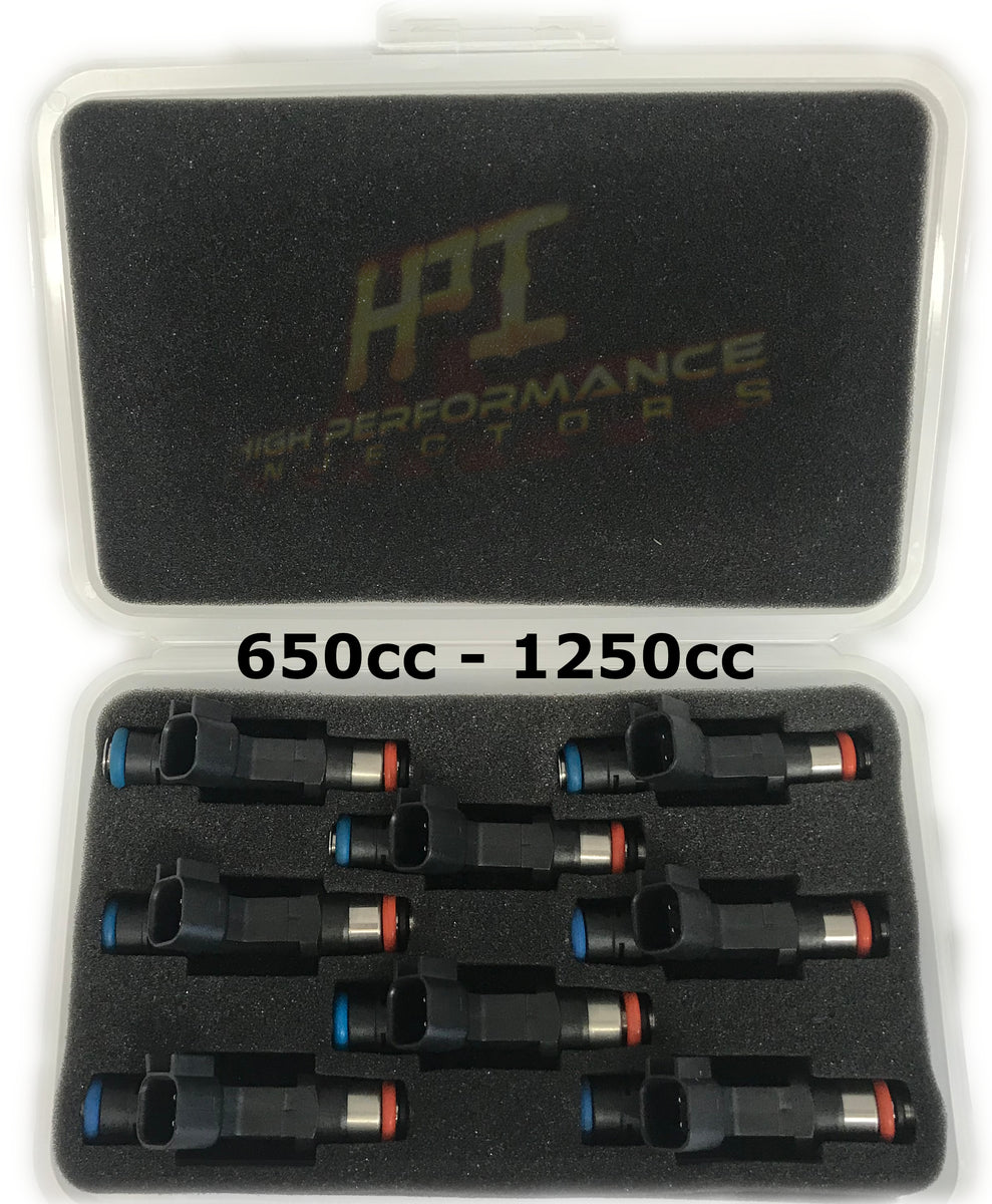 LS1 LS6 LT1 Fuel Injectors Set of 8 | EV1 Style High Impedance | HPI ...