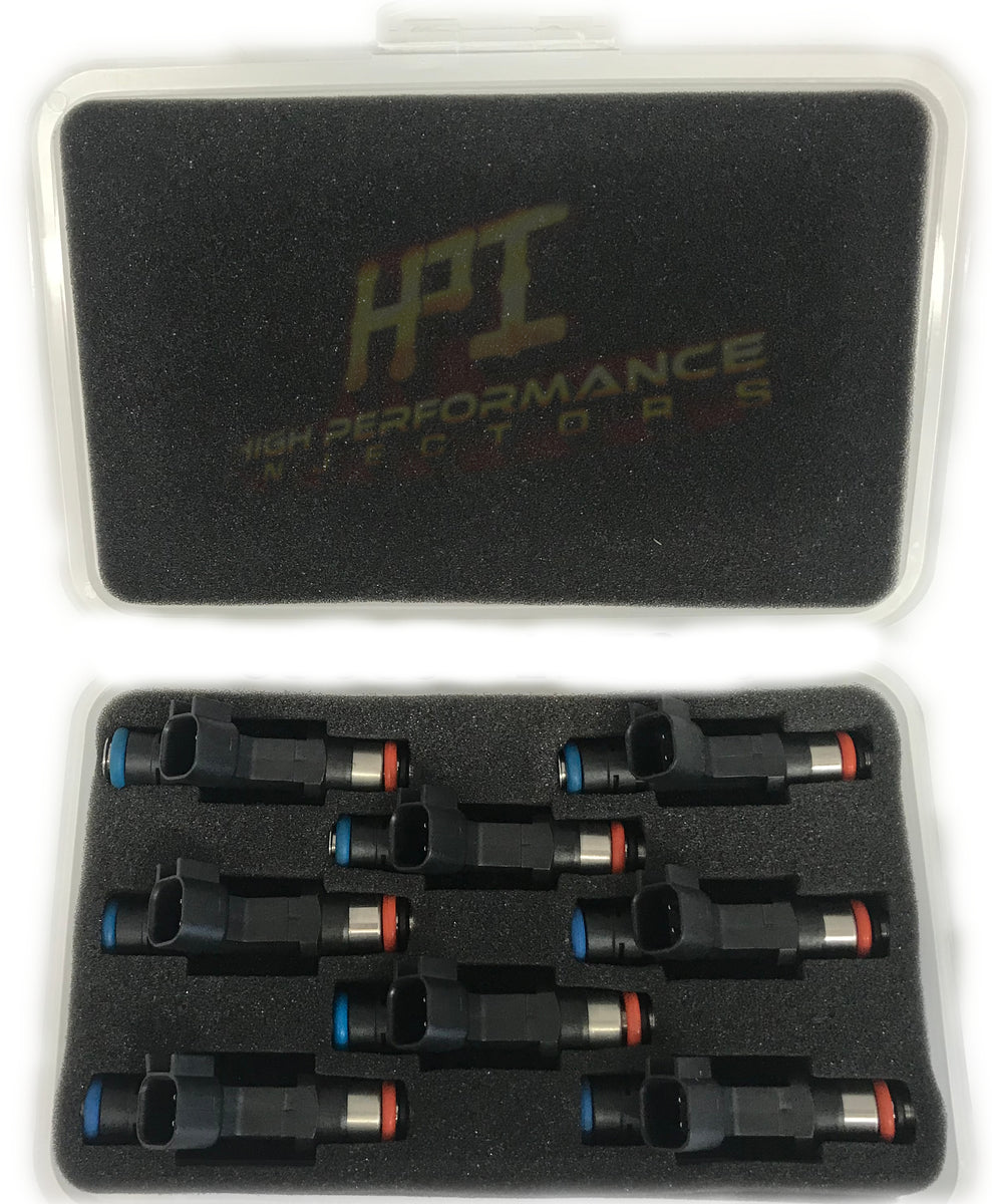 Fuel Injectors: Set of 8 LS1 / LS6 / LT1 / EV1 Style High Impedance HP ...